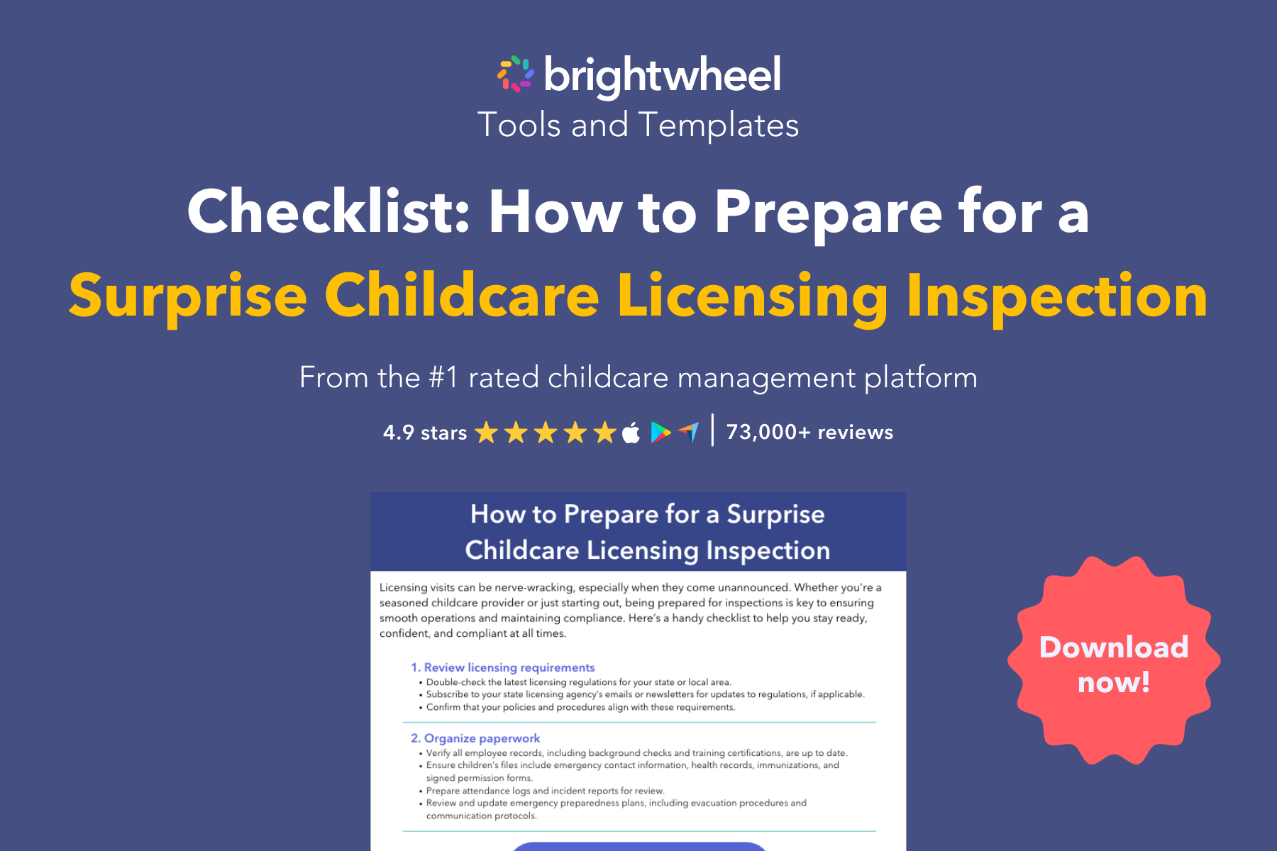 Checklist: How to Prepare for a Surprise Childcare Licensing Inspection