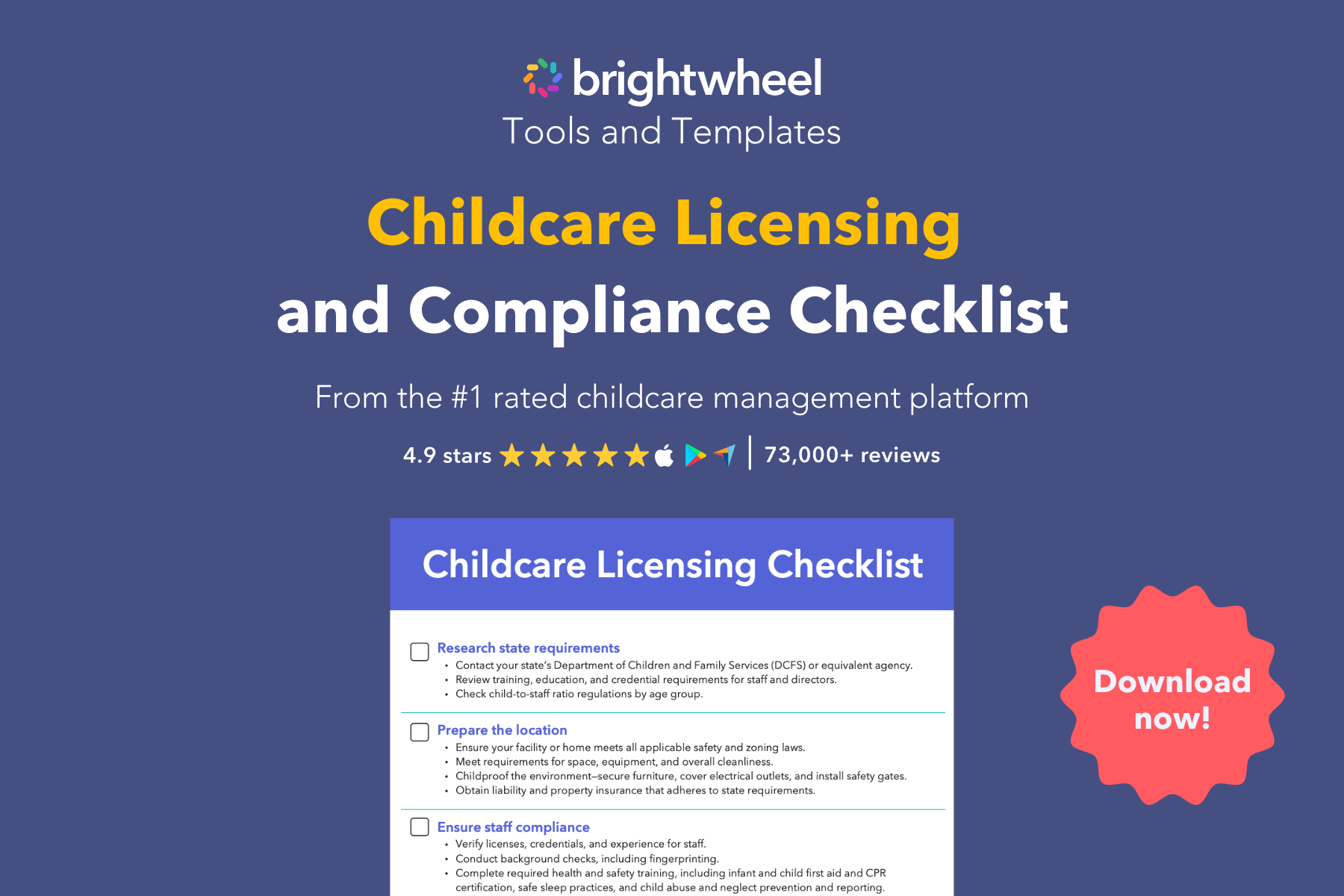 Childcare Licensing and Compliance Checklist