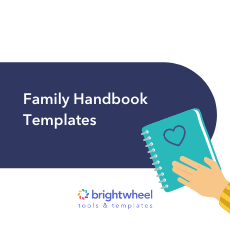 Templates | Family Handbook Templates for Childcare Centers and Preschools