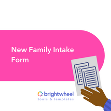 Template | New Family Intake Form