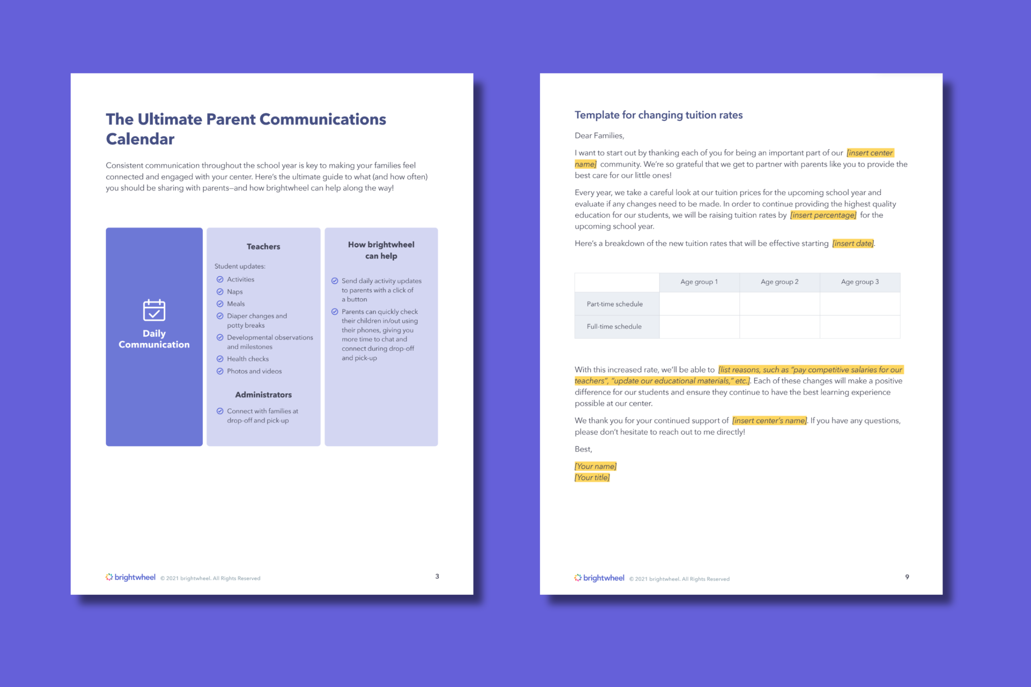 Free Downloadable Parent Communication Toolkit